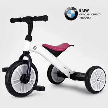 BMW 3 в 1 велосипед трехколесный детский Подарок для мальчиков и девочек 2-4 лет