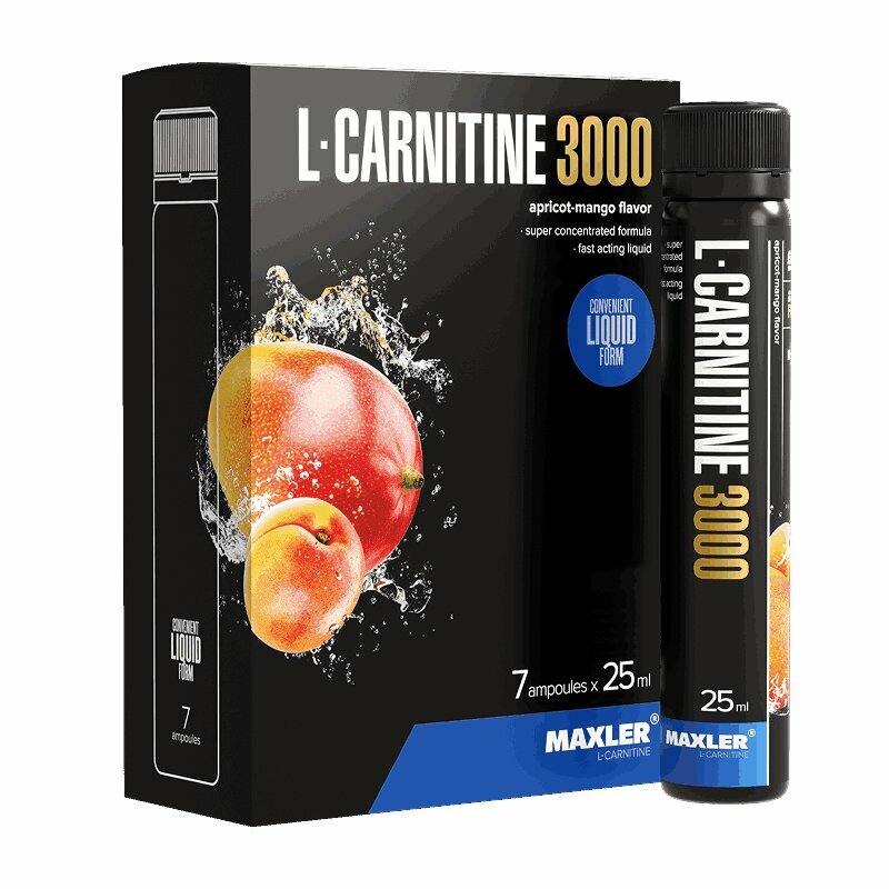 Макслер Л-Карнитин 3000 Фл.25Мл №7 Абрикос-Манго