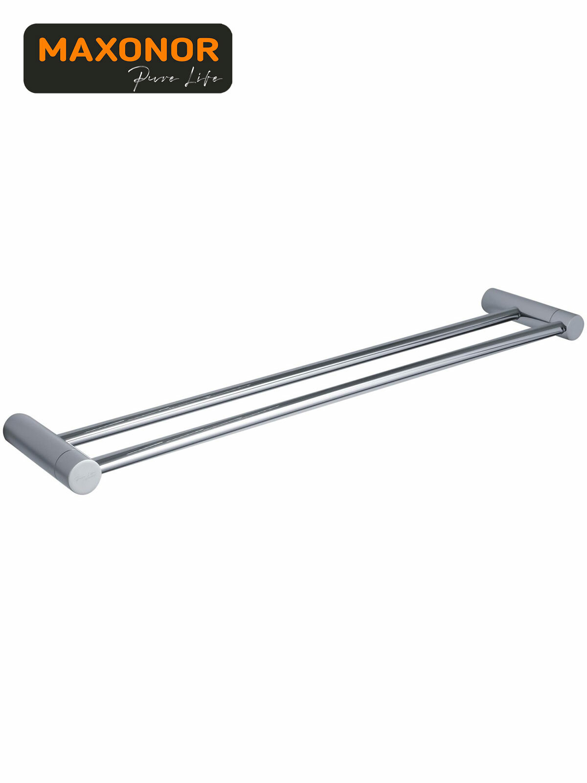 Держатель для полотенец в ванную Maxonor SHADE PL1709-2 хром Латунь