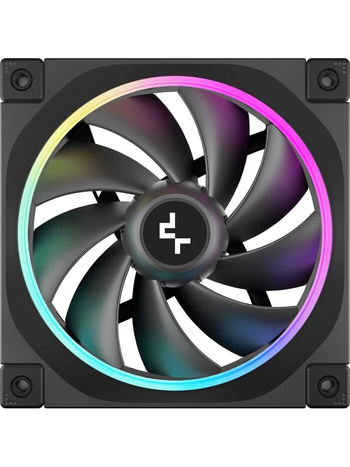 Вентилятор Deepcool FL12 ARGB, 120х120x25, черный, 4-pin Ret (R-FL12-BKAPN1-G)
