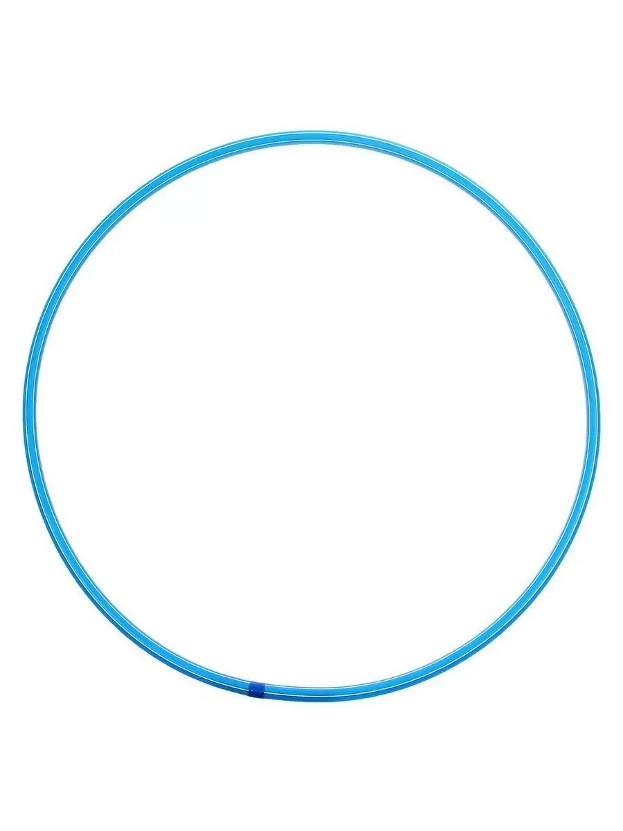 Обруч, диаметр 70 см, цвет голубой