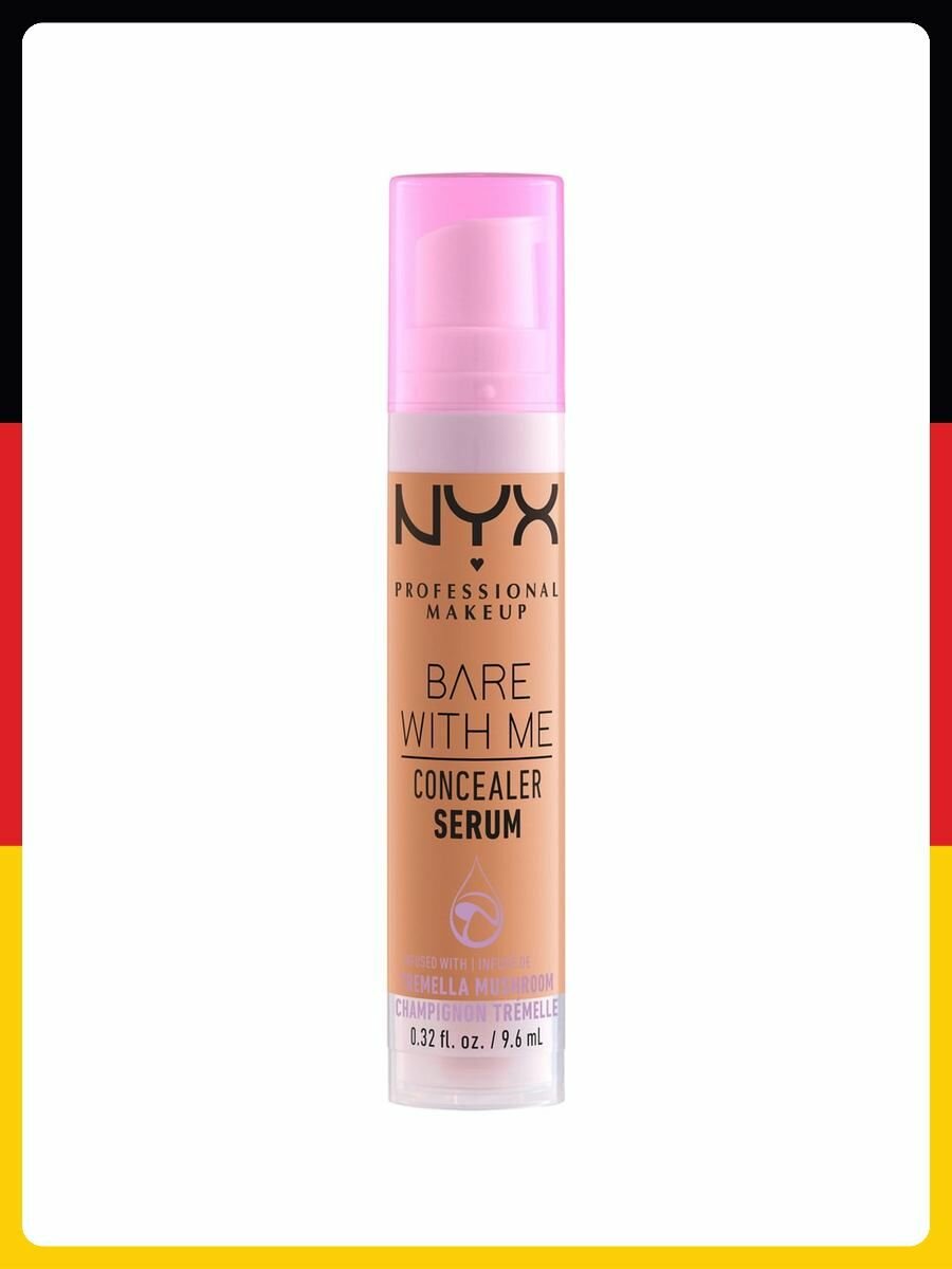 Консилер NYX Professional Makeup Bare With Me Concealer Serum 07 Medium, 9.6 мл