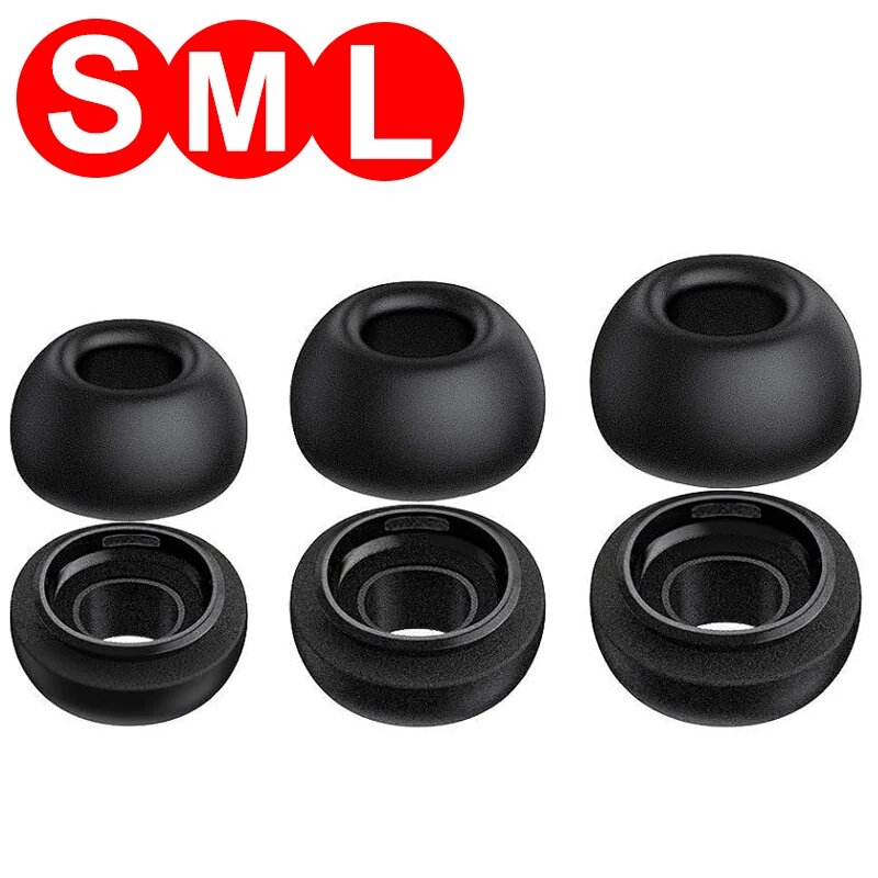 Амбушюры BAPPSUS для Samsung Galaxy Buds3 Pro 3Pcs, Black-Mixed