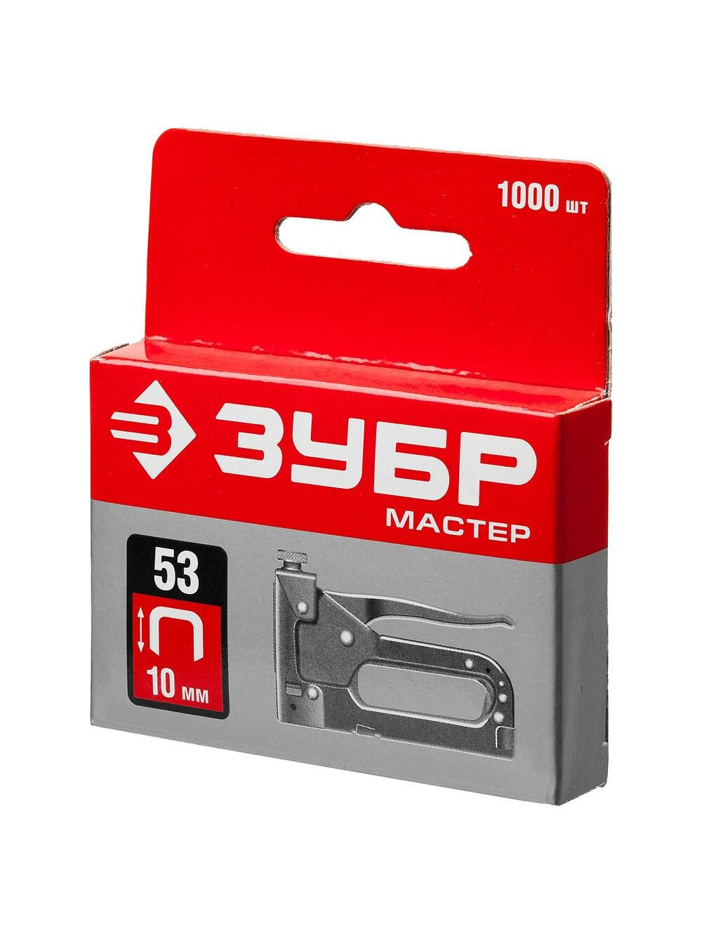 Набор Скоба для степлера ЗУБР тонкая, тип 53, 10 мм {31625-10} (1000 шт/упак*2 упак)