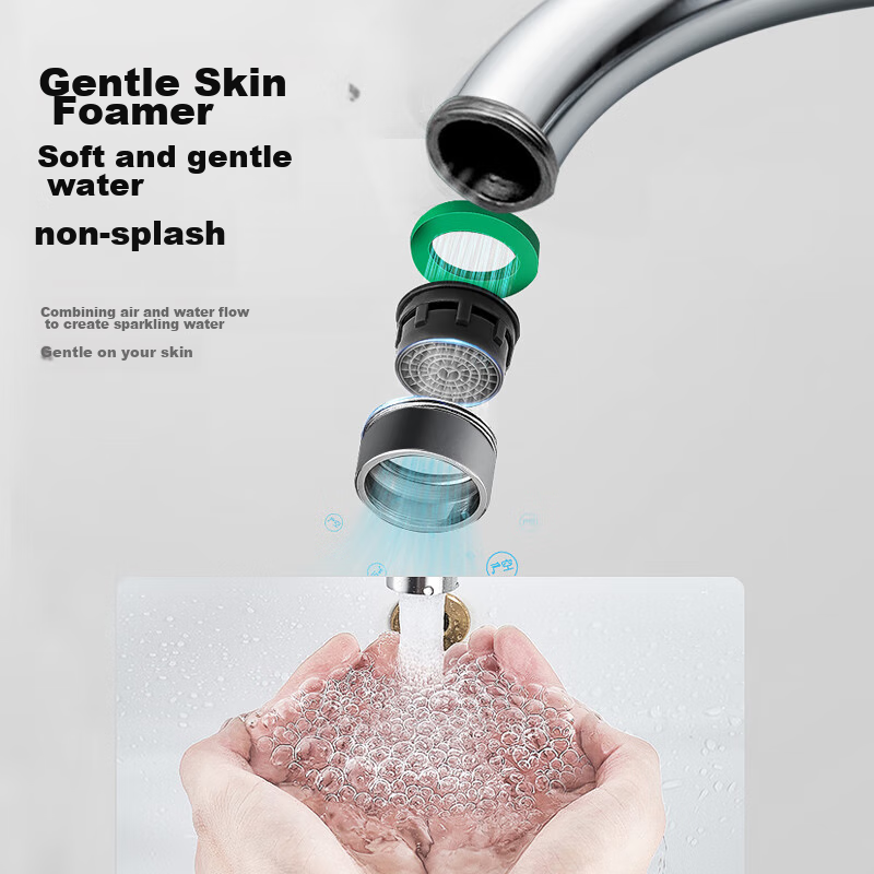 Kegu Kitchen Single Cold Water Tap, Sink Basin Stainless Steel Raised Household Faucet K210909