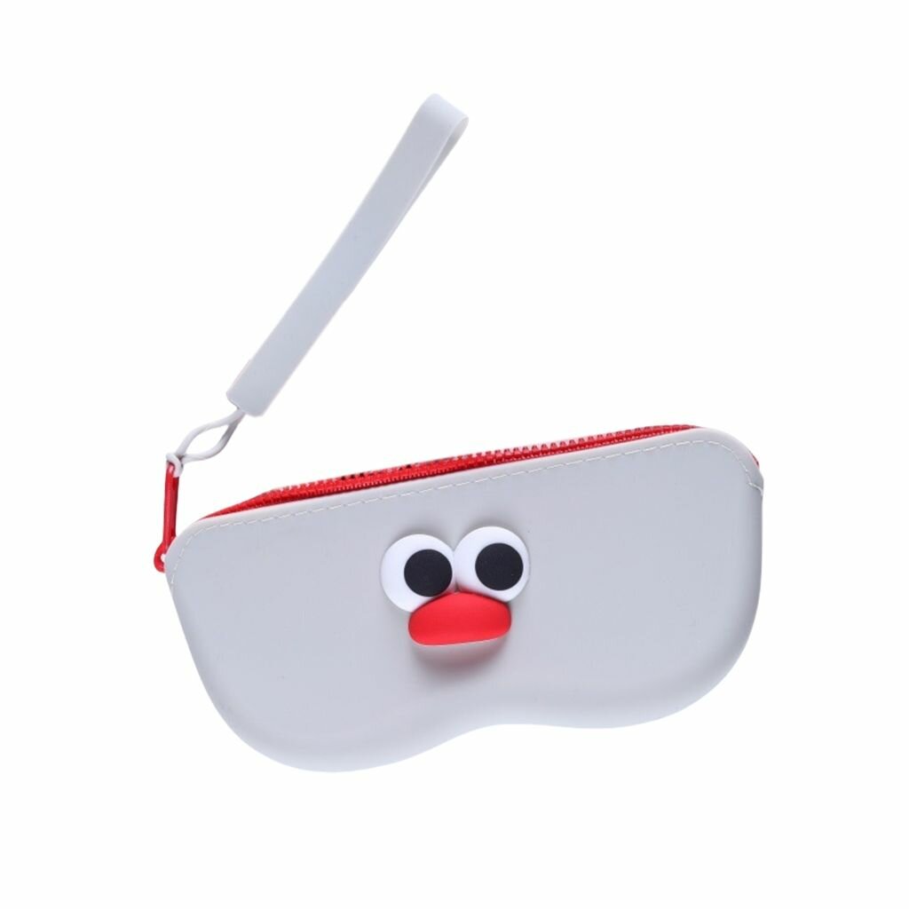 Спортивные сумки, Силиконовый чехол для очков - серый большой