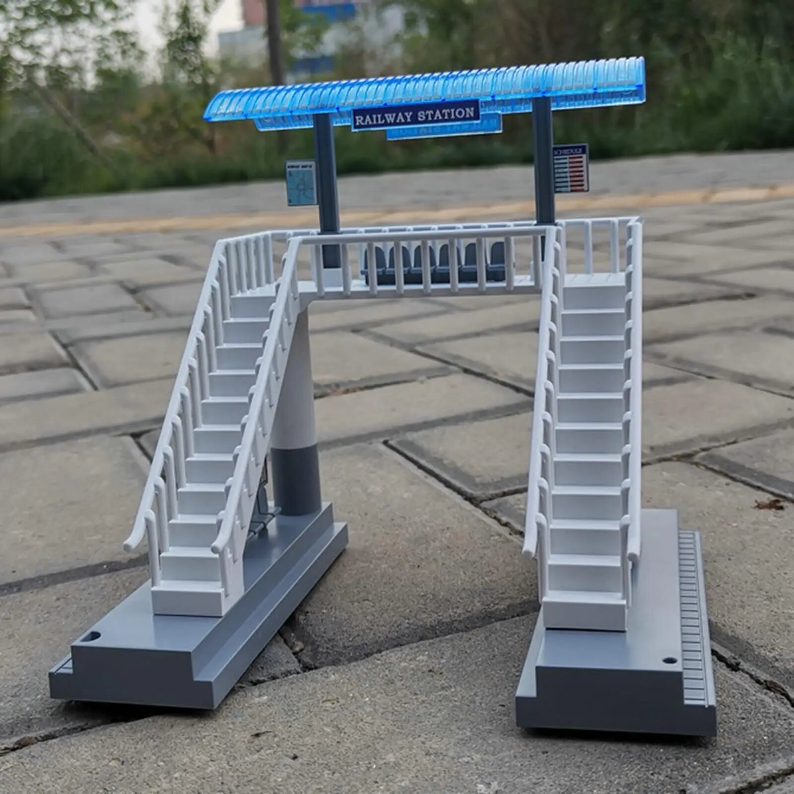 Пластиковая архитектурная модель станции 1:87