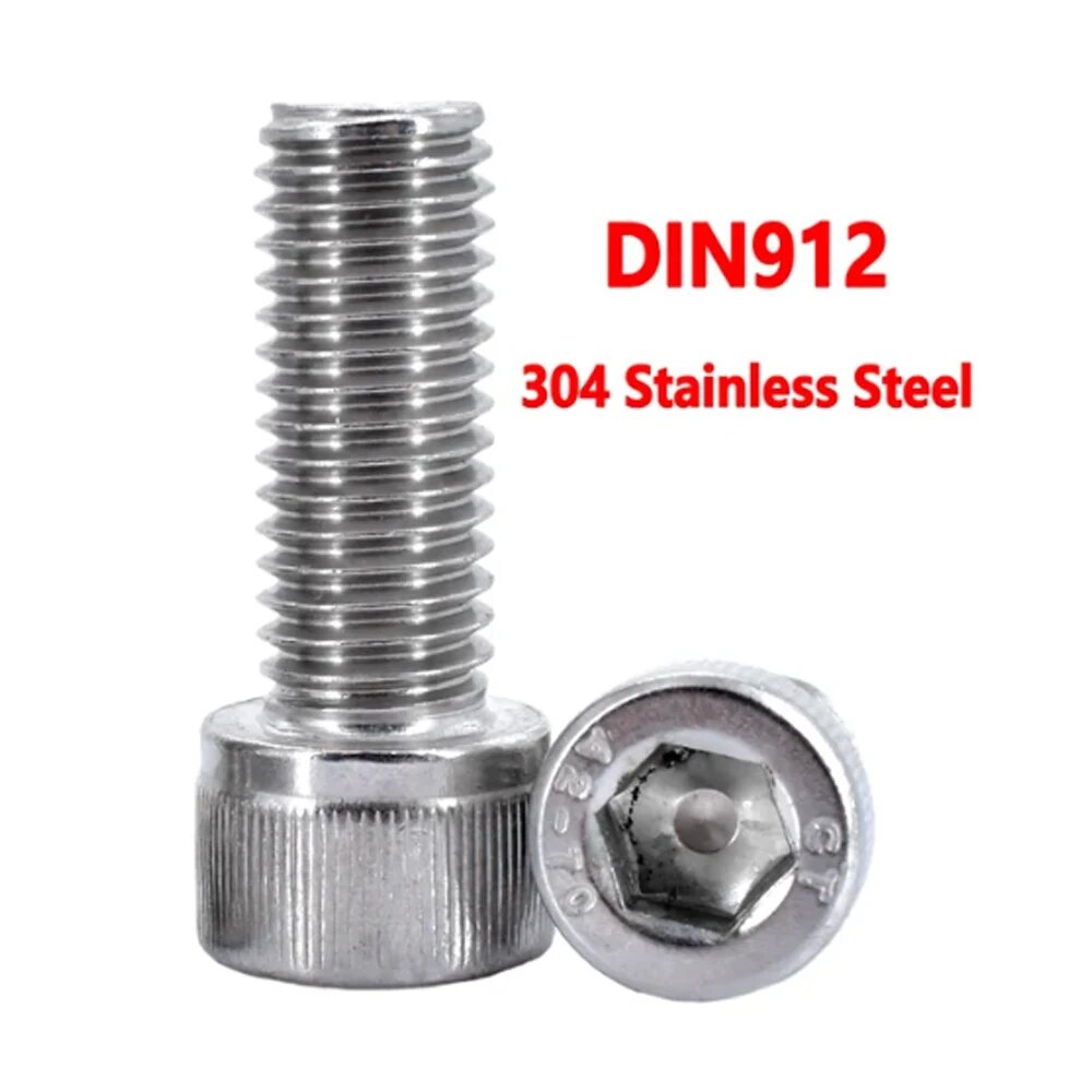Винты М2-М8 нержавеющая сталь EN XIXIAN M2(55pcs), Stainless (DIN912), 8mm