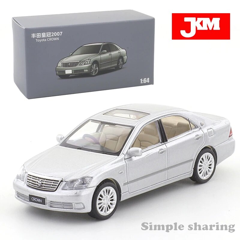 Модель автомобиля JKM 1/64 Bugatti Centodieci 2019 синяя TOYOTA Silver