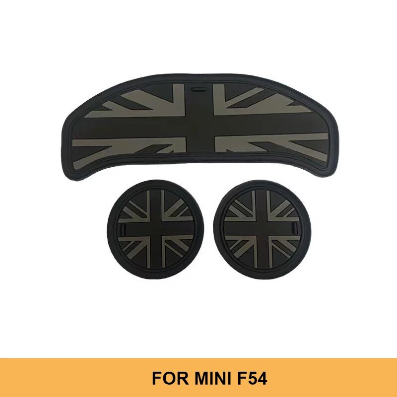 Силиконовый коврик в подстаканник Union Jack для MINI F54 F55 F56 F57 F60