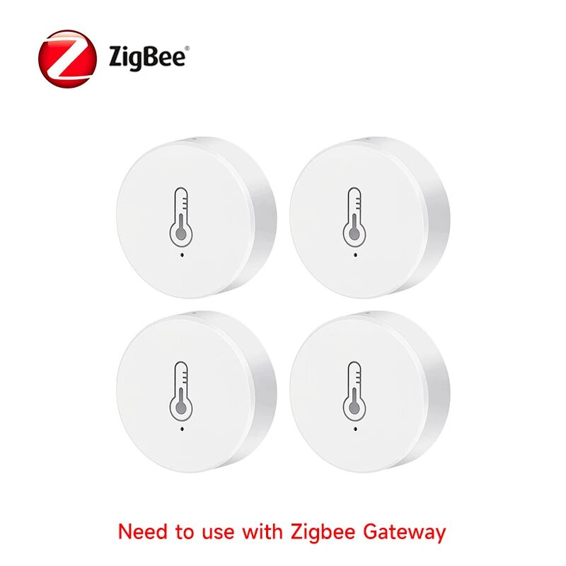 Датчик температуры и влажности iHseno Tuya ZigBee 4pcs(need gateway)