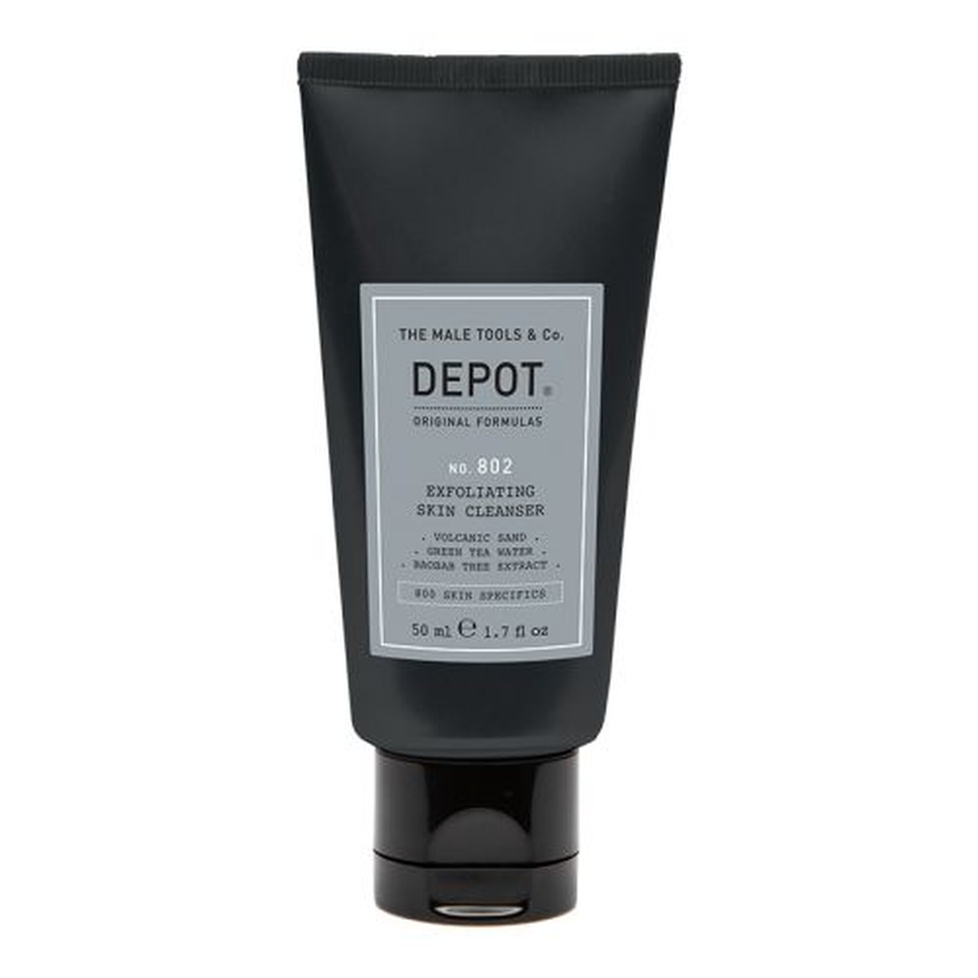Depot Очищающий пилинг для лица, с тройным действием, мужской no.802, 50 мл