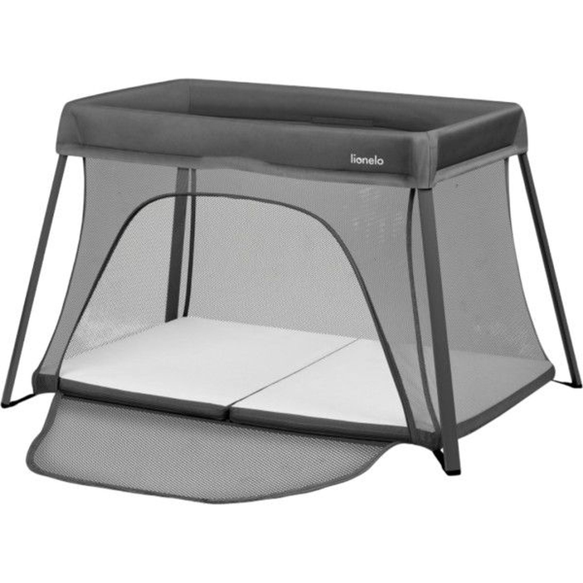 Кроватка Lionelo Alice Grey, функциональная 3 в 1, цвет серый, Польша