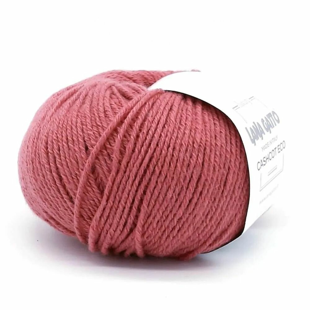 Пряжа Lana Gatto Cashcot Eco 9191 (1 моток по 50г/150м) амарант