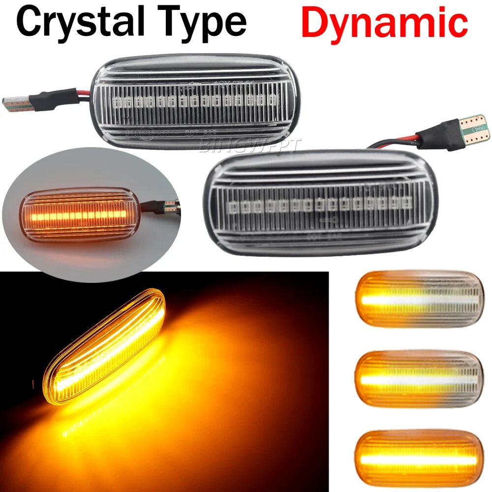 Светодиодный указатель поворота Crystal Type Dynamic для Audi
