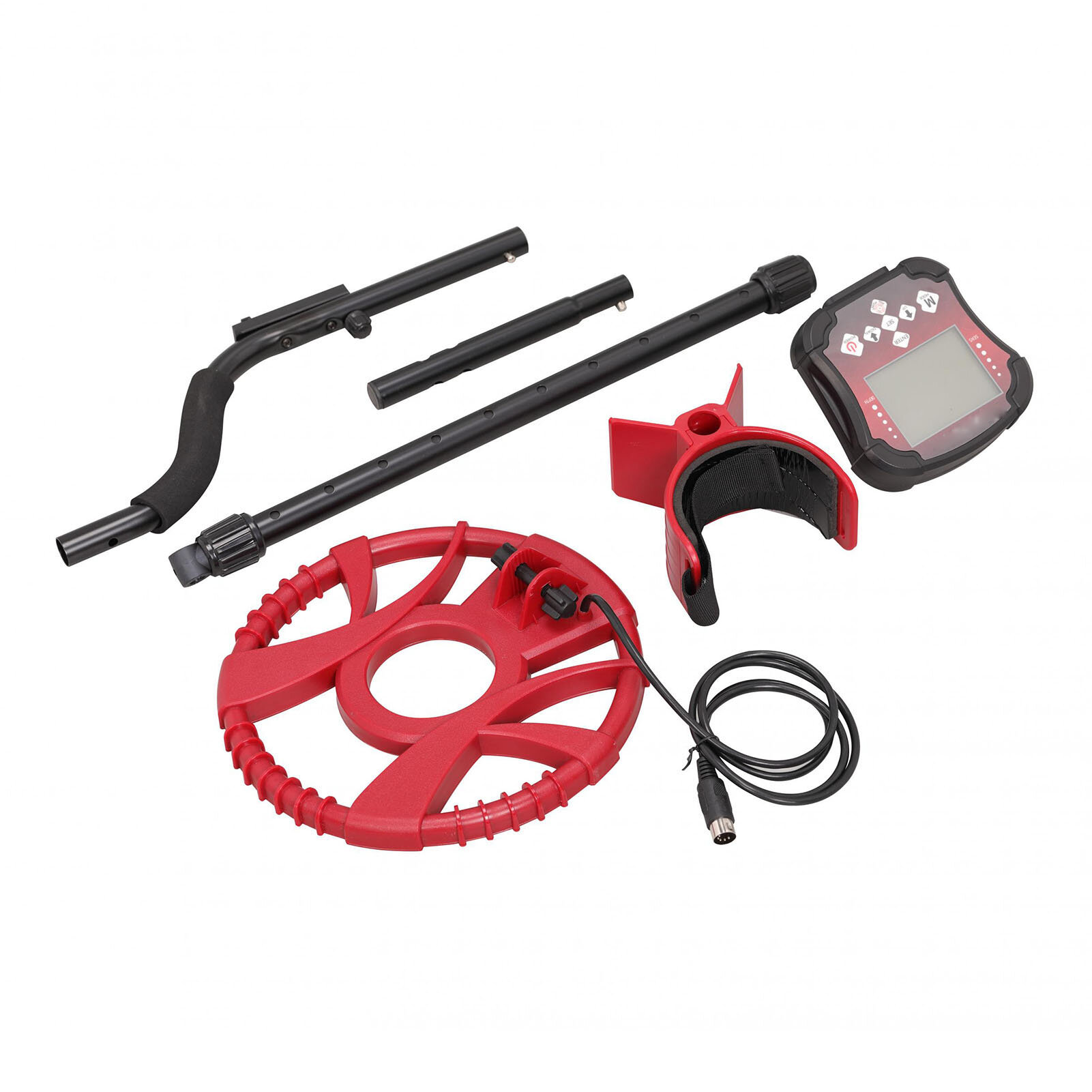 Металлоискатель с катушкой 10 дюймов, водонепроницаемый, LCD