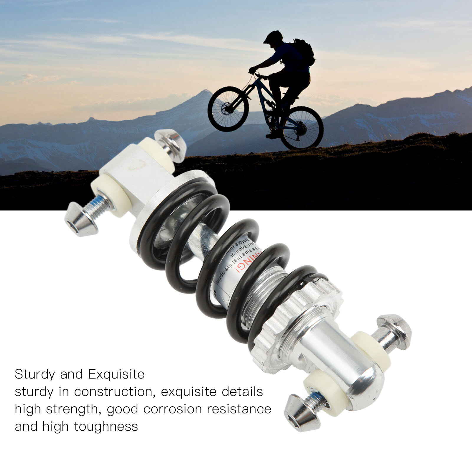 Велосипедный пружинный амортизатор из алюминиевого сплава, задняя подвеска велосипеда, детали амортизатора для горных велосипедов, электрических велосипедов