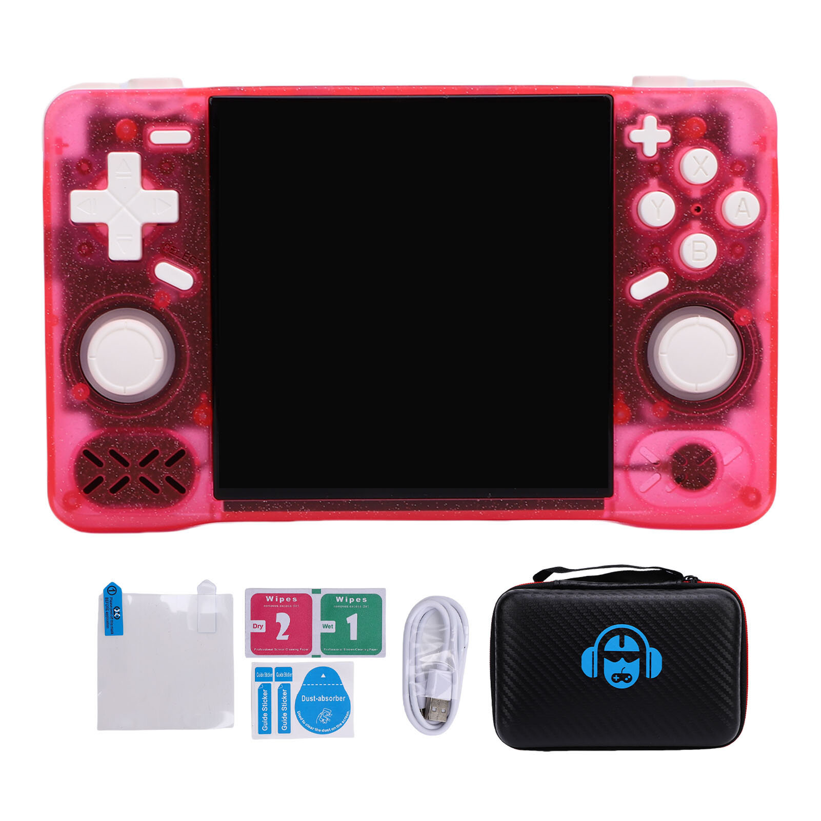 Портативная Игровая Консоль: 4-дюймовый HD Экран 4000 Эмуляторов Встроенная Память 64 ГБ Ретро Приставка - Плавная Игра С Процессором 1.5 ГГц Игры Для Путешествий For Геймеров Дома И В Дороге