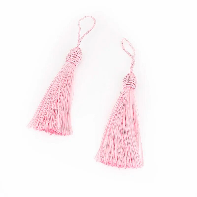 Бахрома из полиэстера Celadon 10 шт, 15 см Розовый, Pink