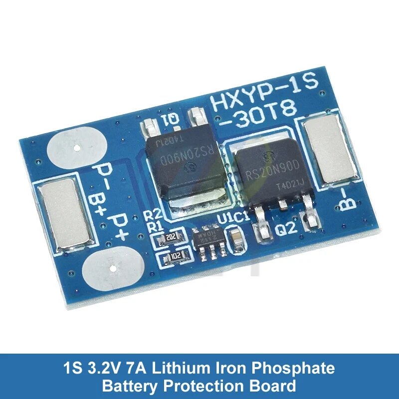 TZT Lifepo4 аккумулятор BMS 1S 3.2V 3.7V 7A 1PCS, 3.2V
