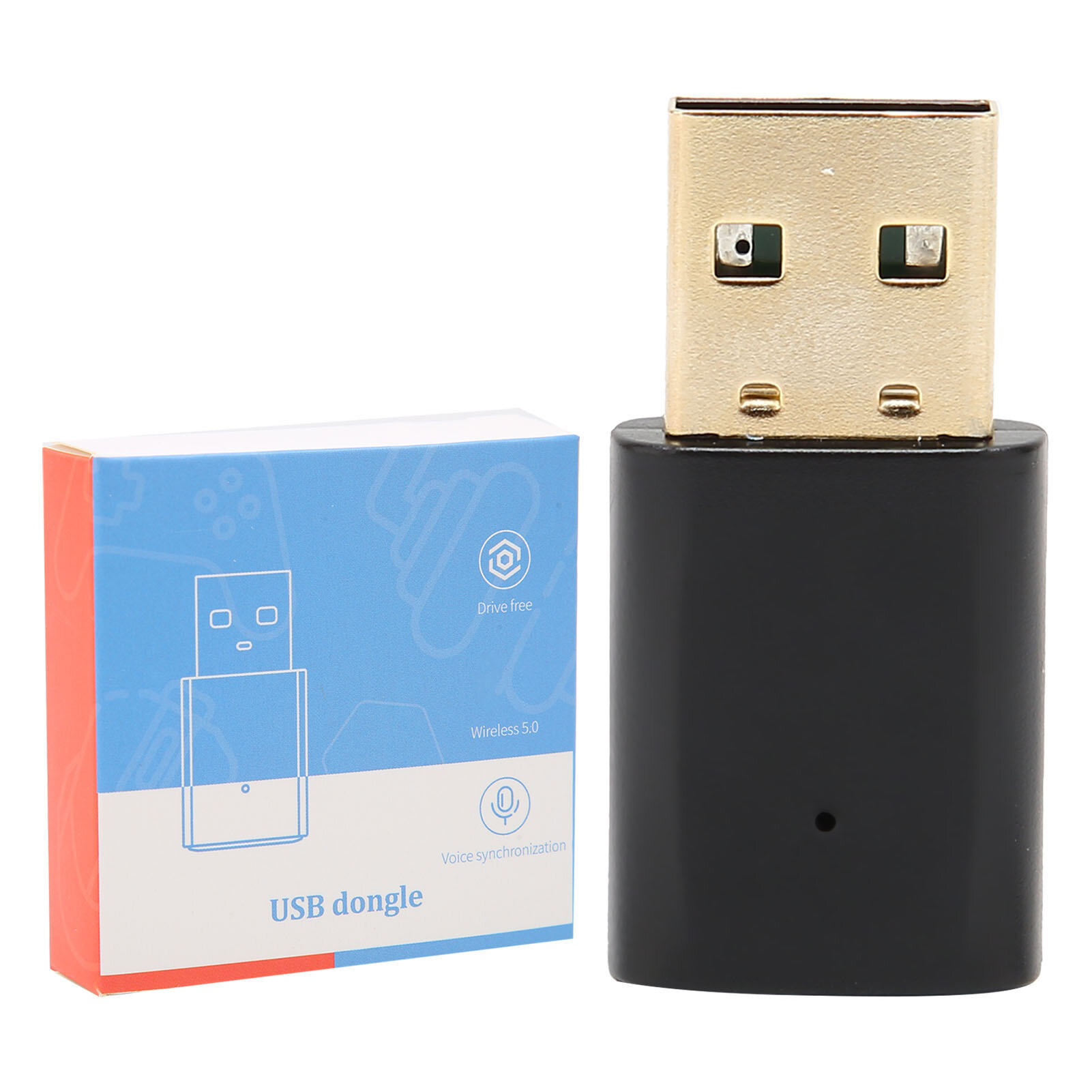 USB-Адаптер Bluetooth 5.0 Сверхмалый Портативный Беспроводной Аудиопередатчик для Компьютера PC