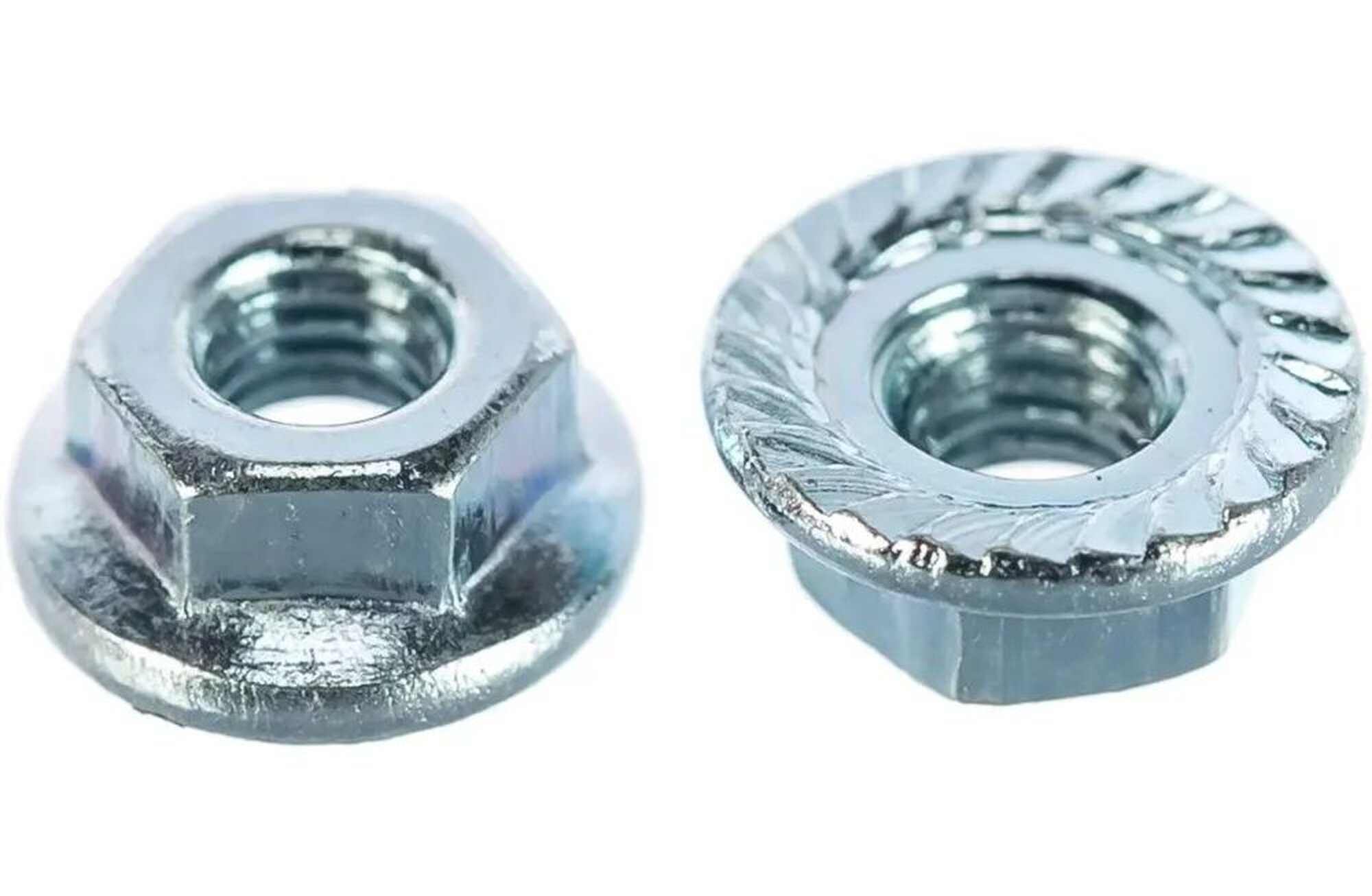 Гайки Шпунтик DIN 6923 М16 с фланцем, оцинкованные, 30 штук в упаковке