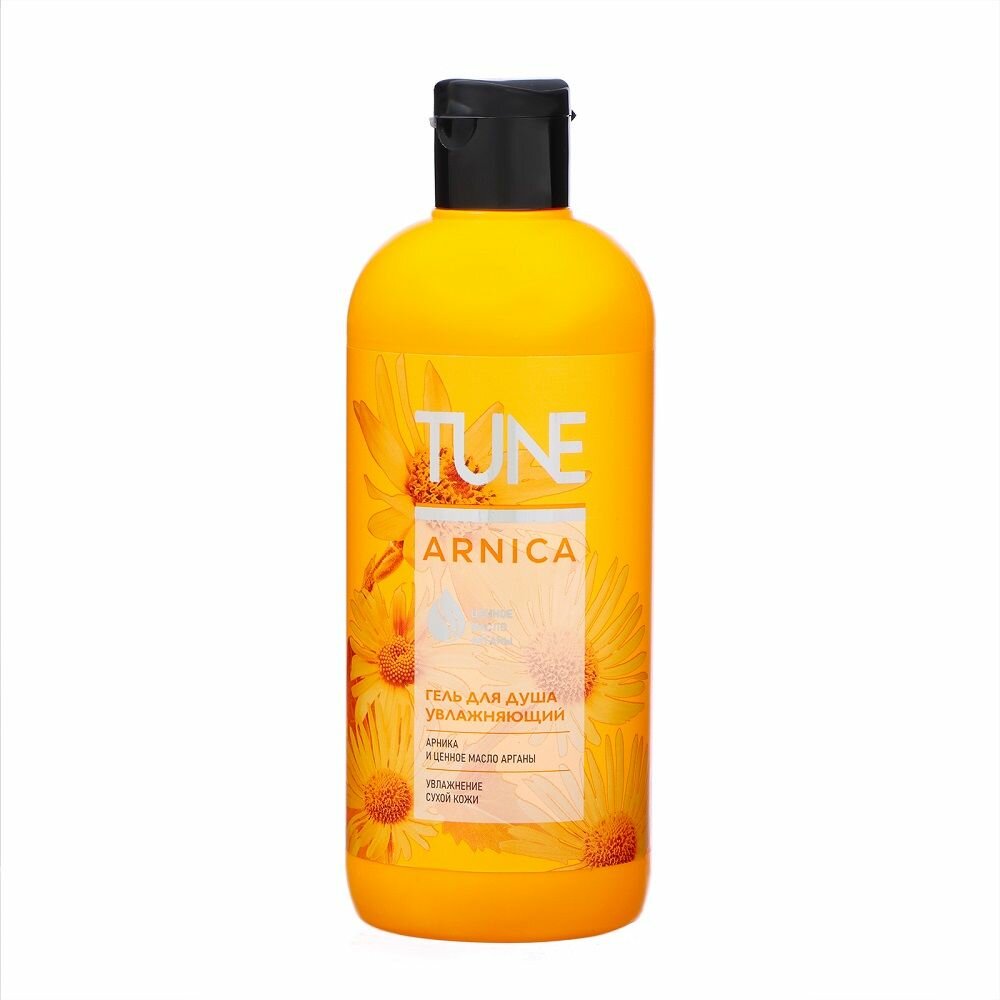 Гель для душа Tune увлажняющий, Арника, 500 мл