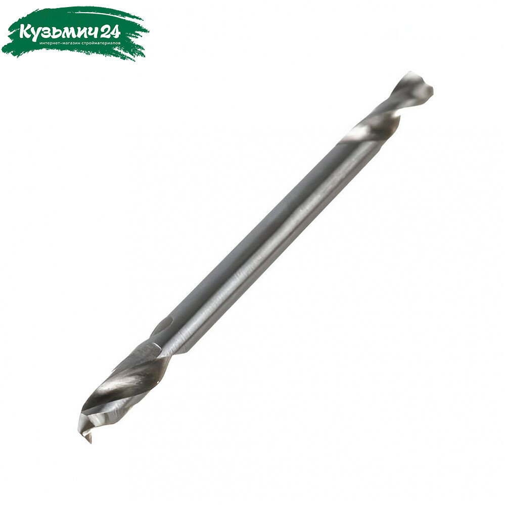 Сверло по металлу Росомаха 700035, 3.5мм двухстороннее, спиральное, хвостовик цилиндрический