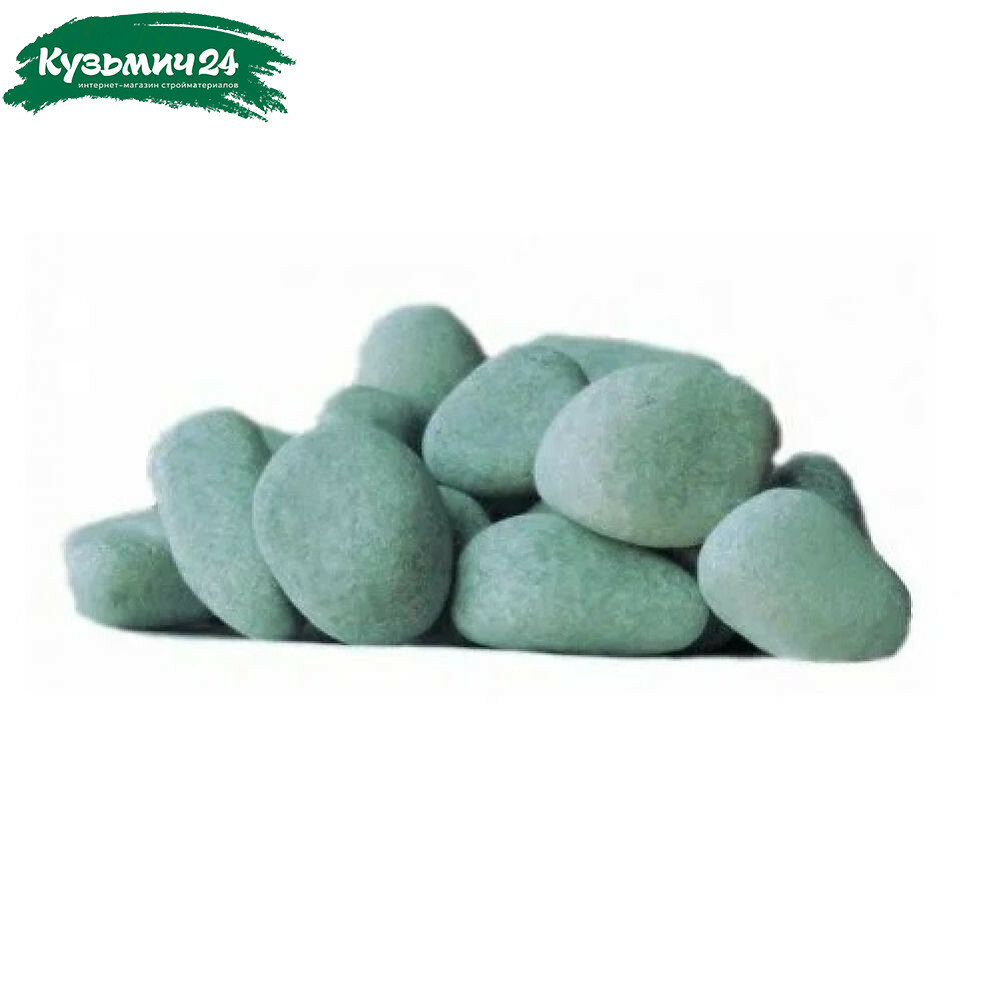 Камень Жадеит Шлифованный 10 кг (средний), 1 уп.