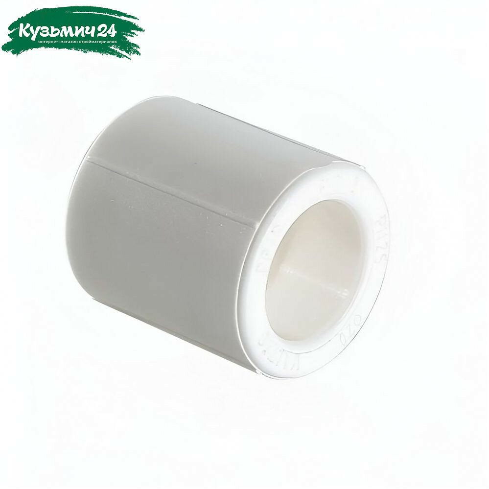 Муфта полипропиленовая Pro Aqua PA12014P 40х40 мм, соединительная, белая