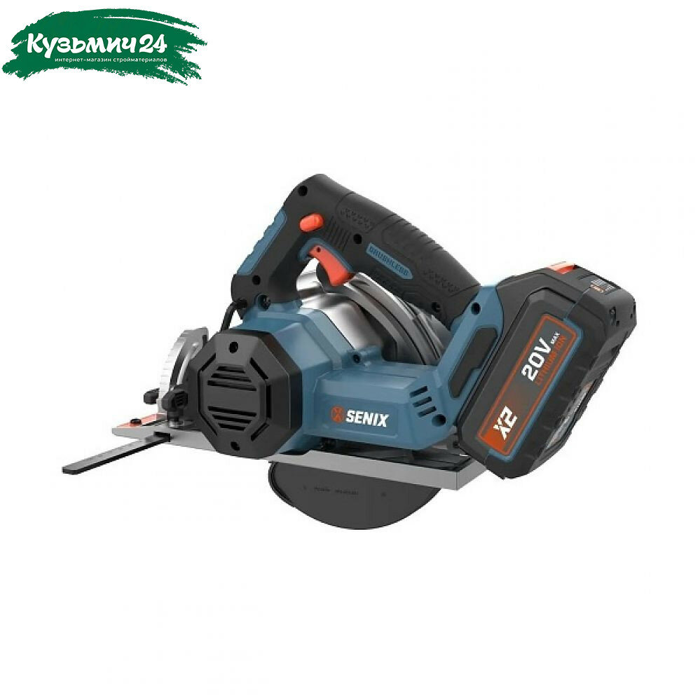 Пила дисковая аккумуляторная SENIX PSCX2-M5 SET 20В 1акк 4.0Ah+з. у.
