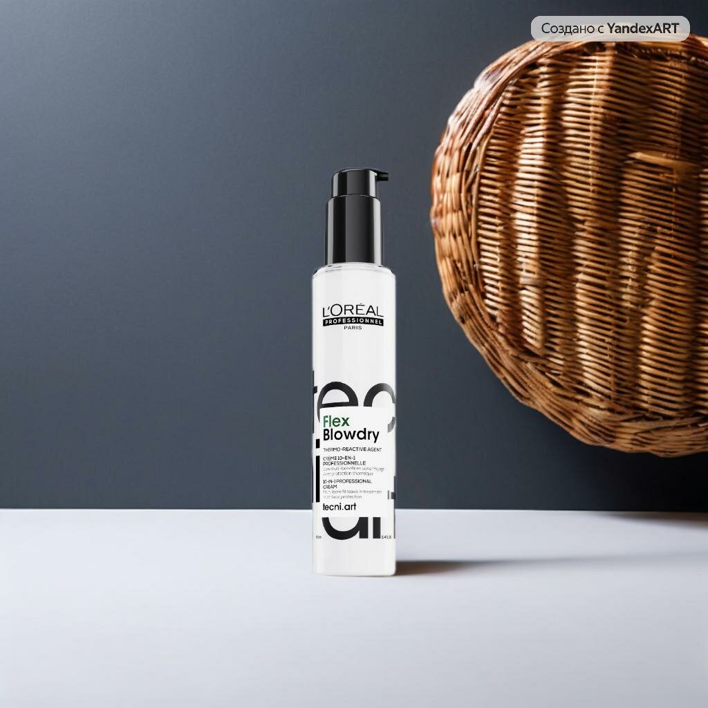 Профессиональный несмываемый термозащитный крем-уход Blow-dry Fluidifier для нормальных волос, 150 мл