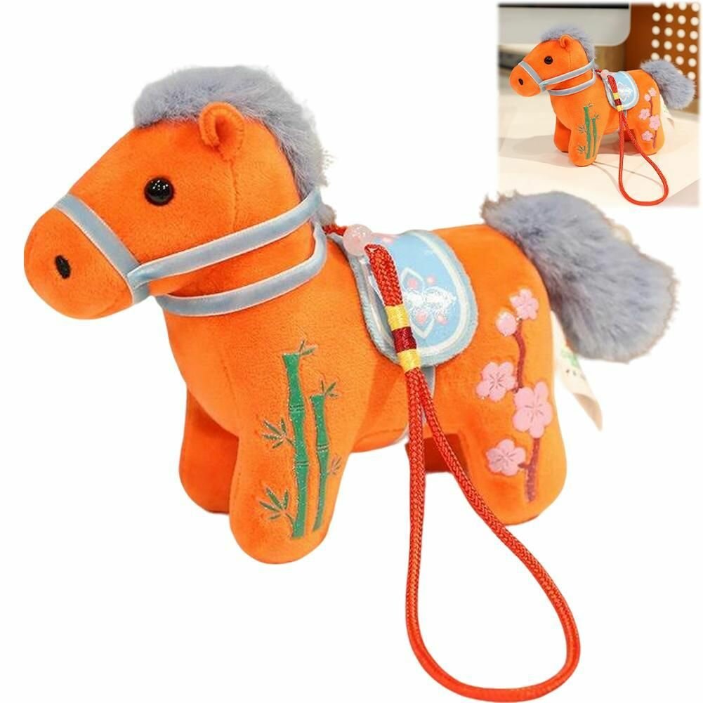 Мягкая игрушка-пони в виде фигурки для декора и подвески