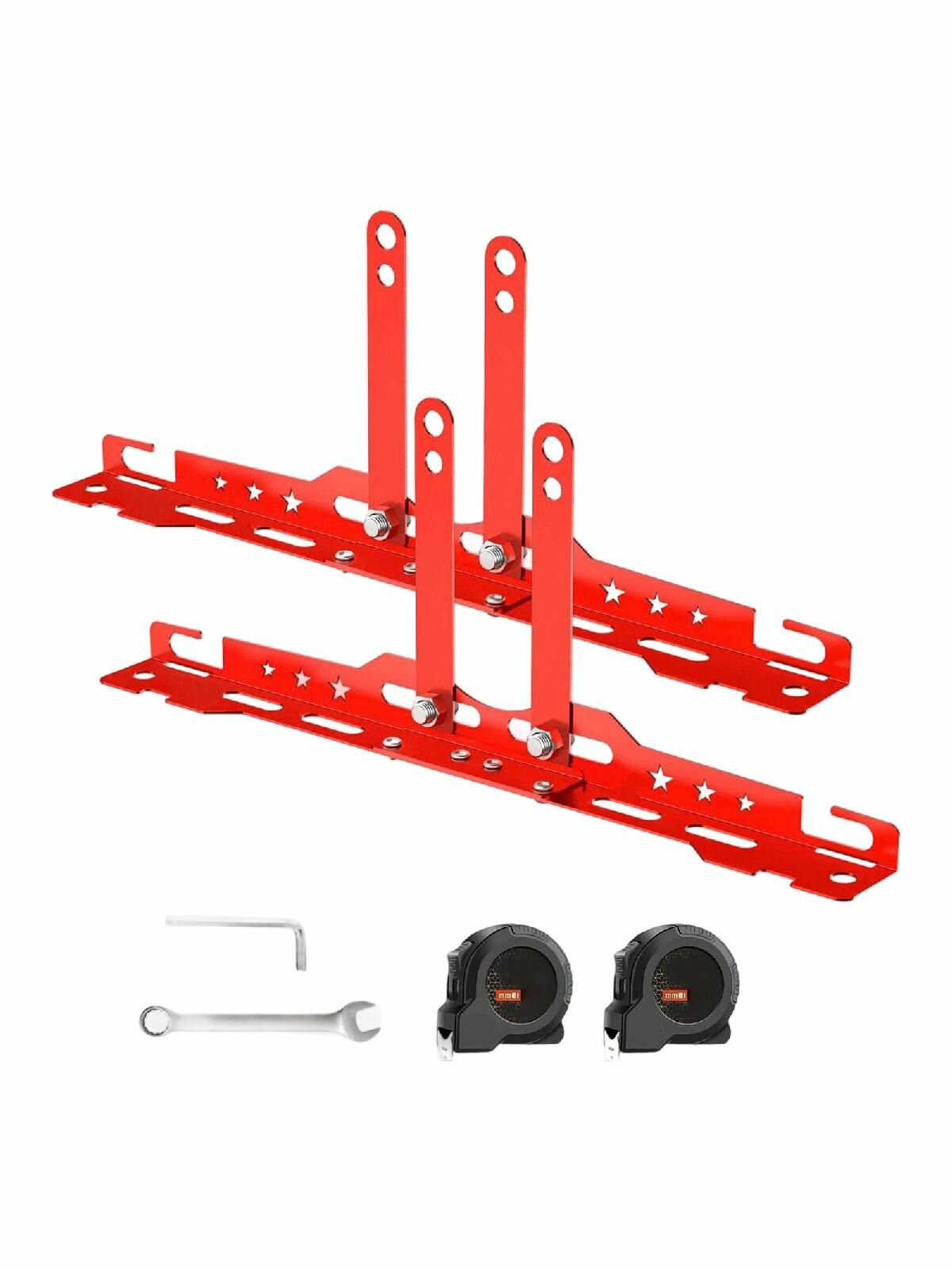 Автотовары Универсальный автомобильный калибр для выравнивания Железная строительная измерительная лента в комплекте