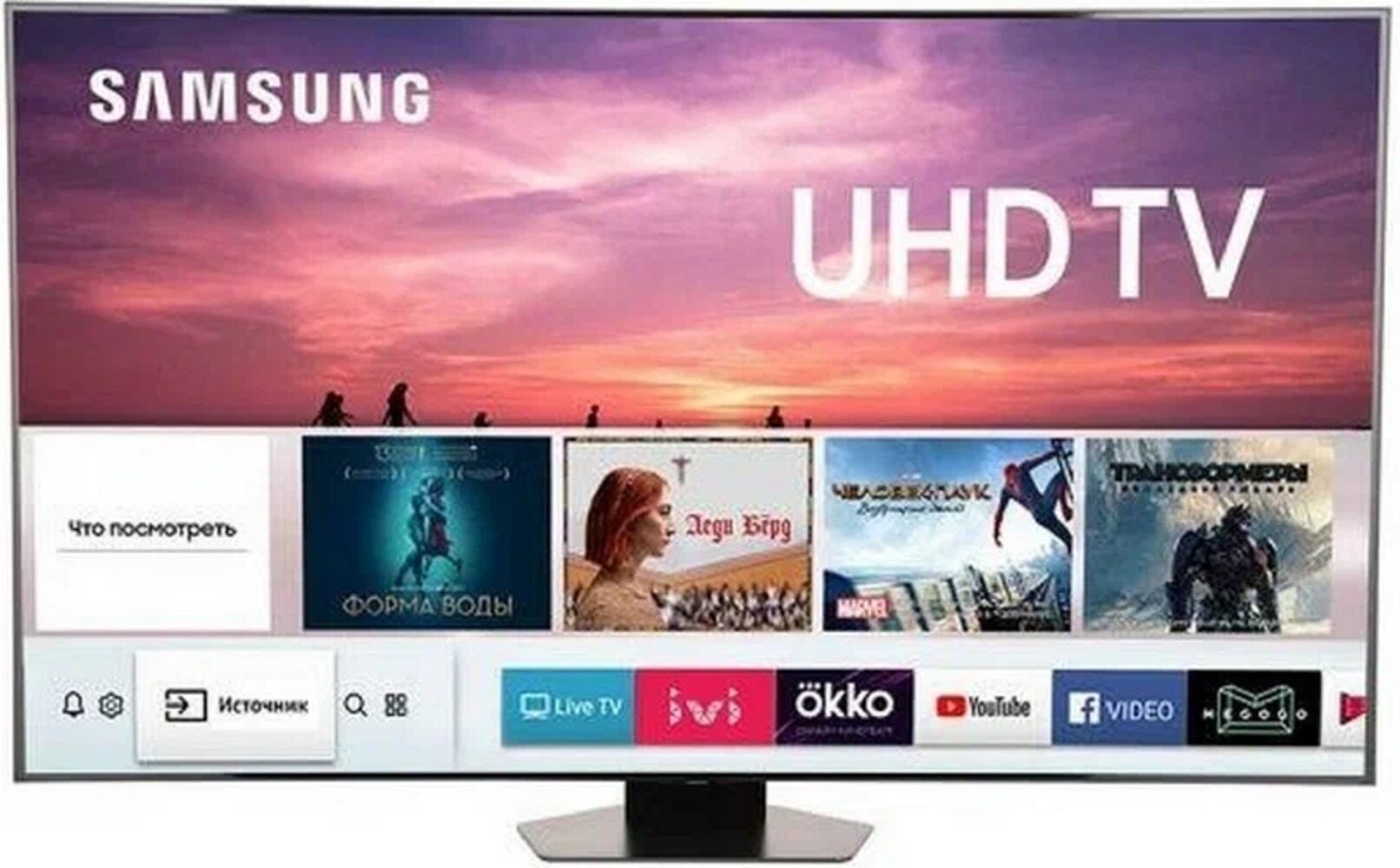 65" Телевизор Samsung QE65Q80CAT QLED 4K UHD, 100 Гц, черный