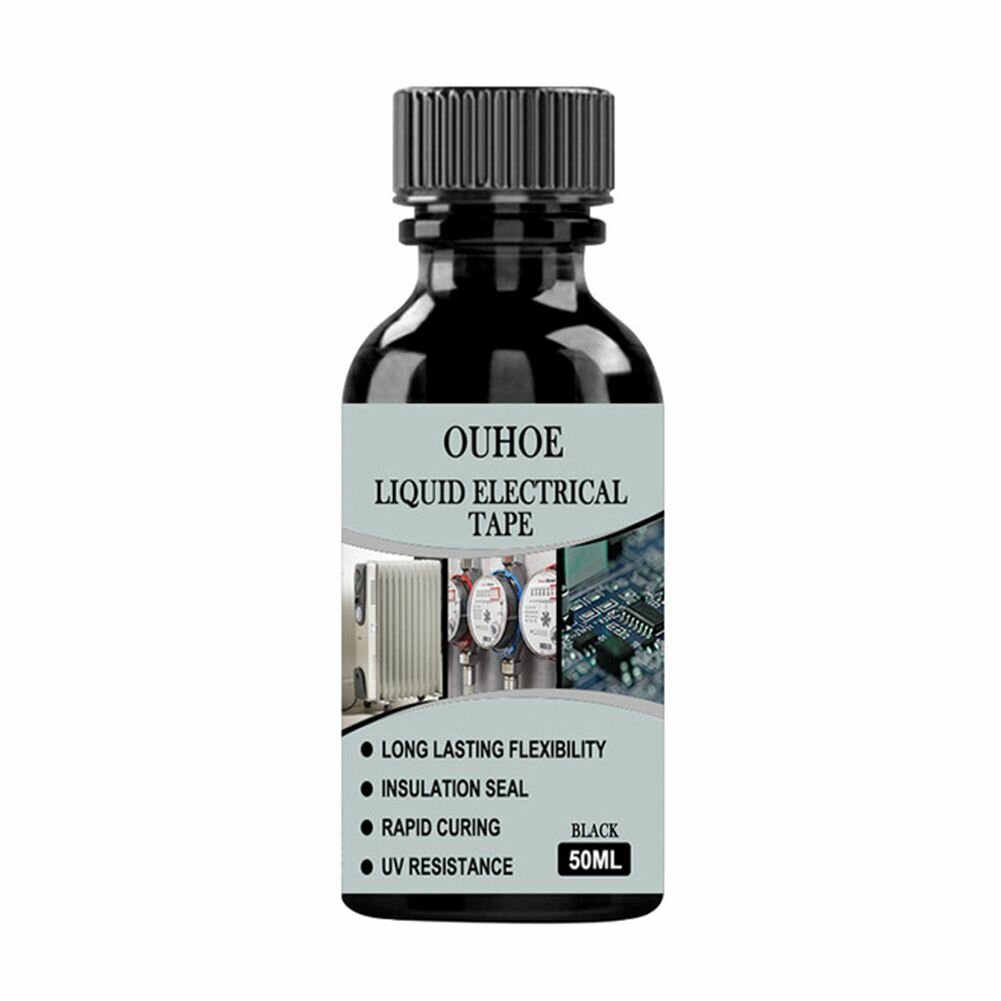 Материал для уплотнения электрокомпонентов, черный, термостойкий, эластичный