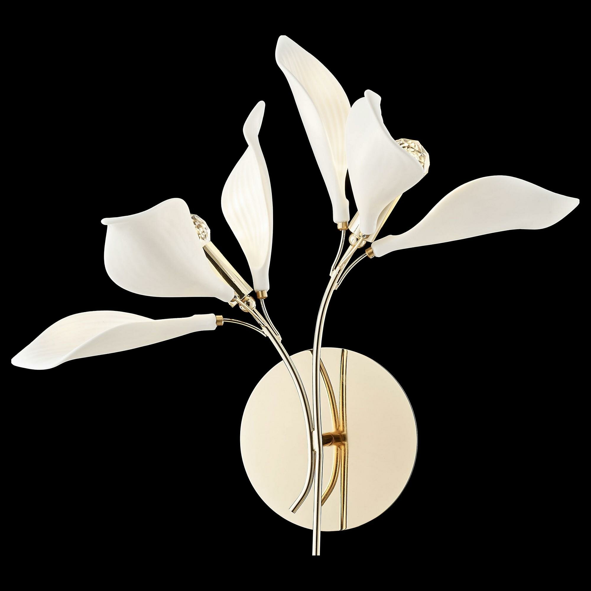 Бра Wertmark Miranda WE123.02.301 На монтажной пластине Флористика