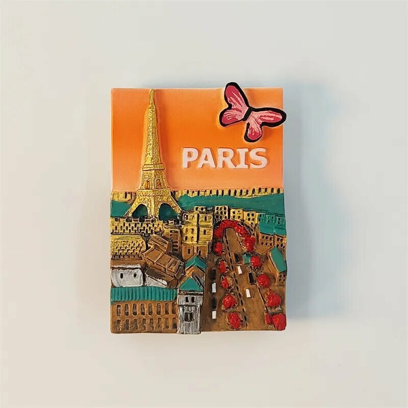 Парижский шарм магнит с Эйфелевой башней для вашего холодильника!