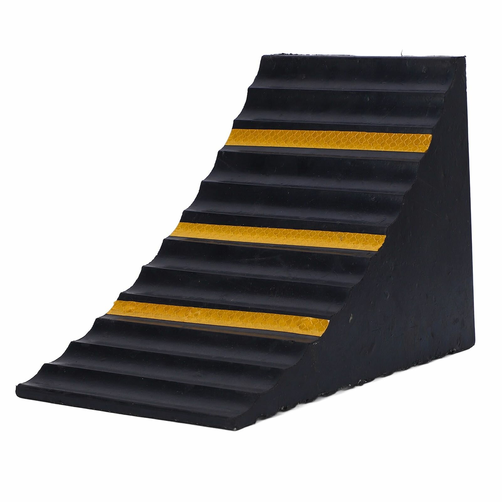 Массивный резиновый упор для колеса, 250x160x190 мм, для прицепов