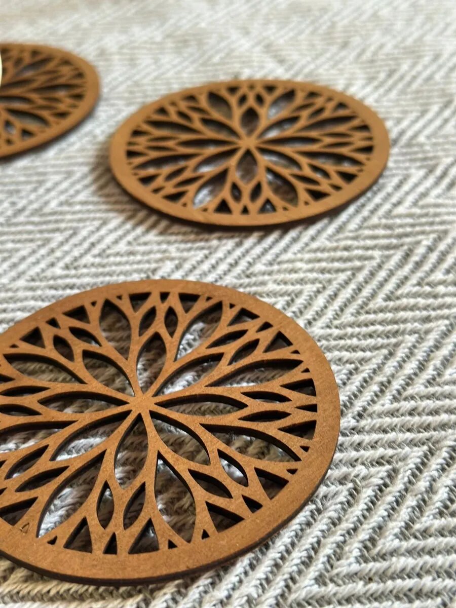 4шт. Подставка под стакан, чашку, горячее.