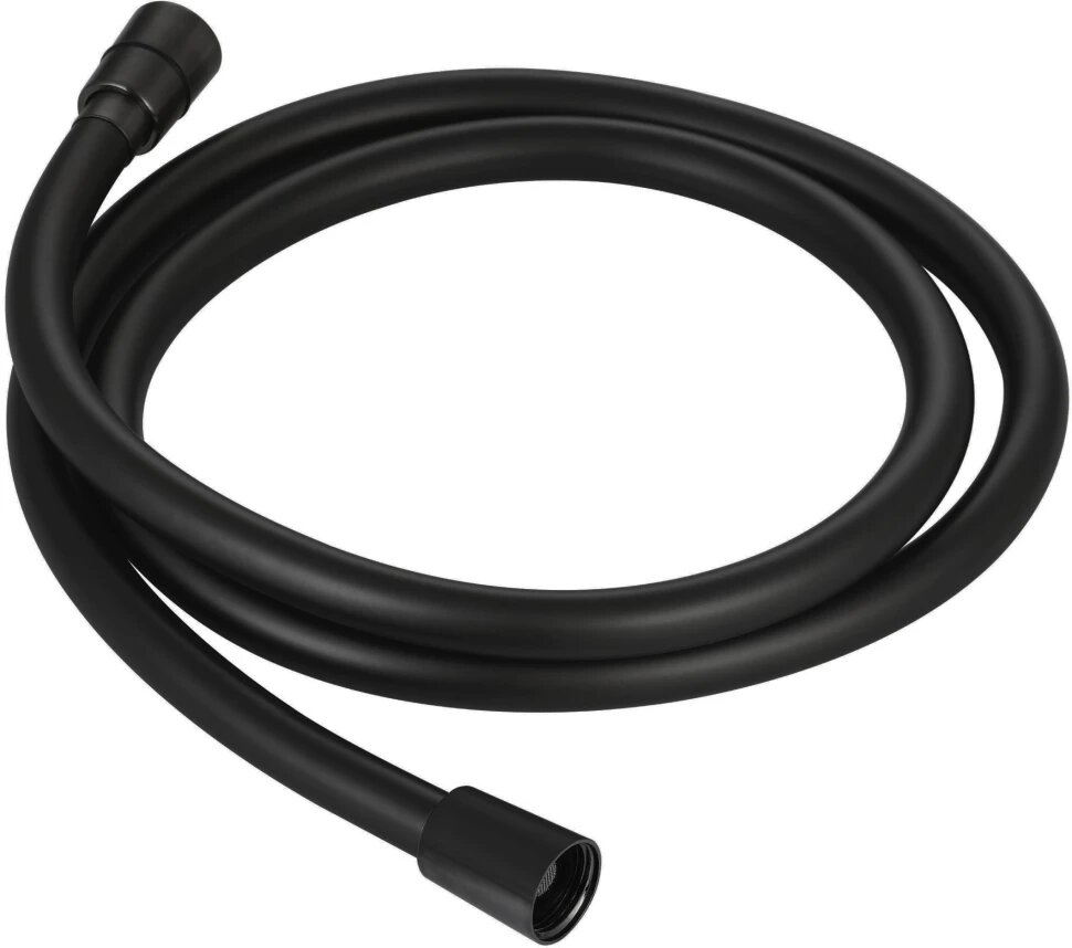 Душевой шланг AQUAme AQM1501MB 100 см, черный матовый