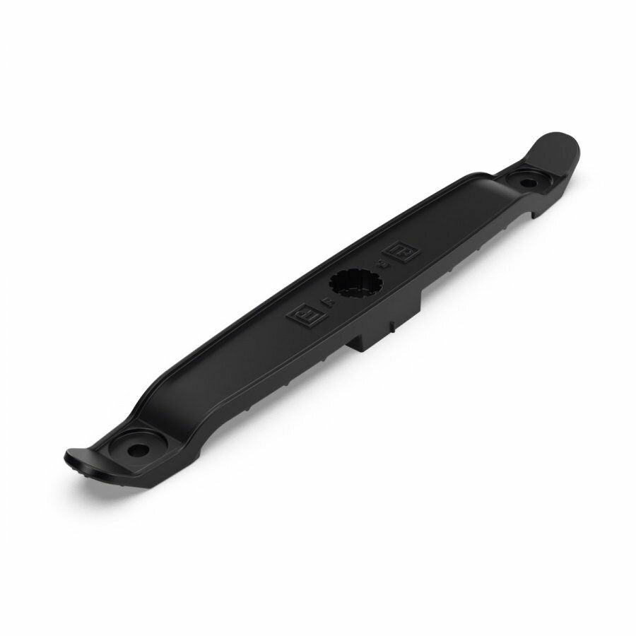 Держатель плоского кабеля двусторонний для прямого монтажа на 8 мест чёрный 20шт Промрукав