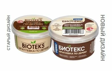 Шпатлевка по дереву BIOTEKS дуб 0,75кг