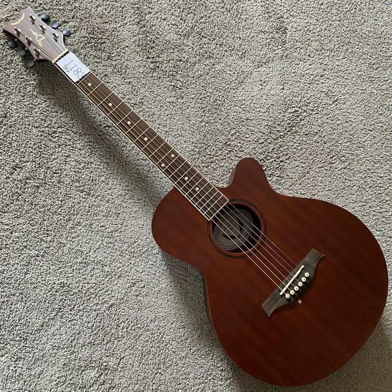 Dean 39-дюймовая нейтральная гитара samples model (Made in Korea), маhogановый корпус, для тренировки