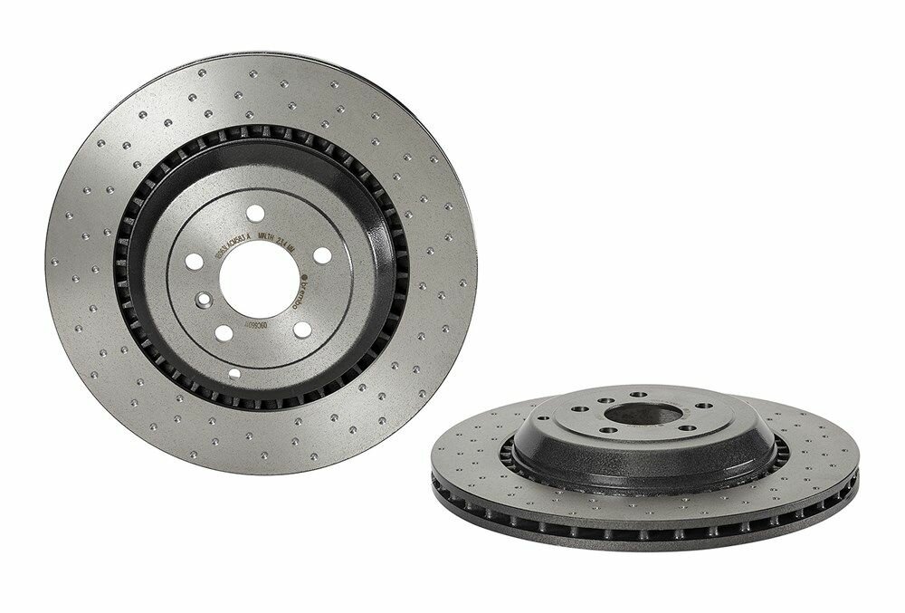 Диск тормозной вентилируемый задний BREMBO (09. C660.11) Prime UV Coated