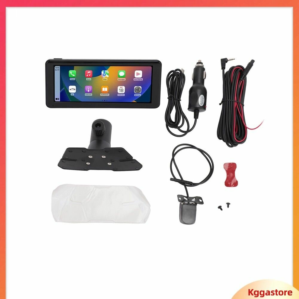 Портативная автостереосистема 6.86", сенсорный, Android Auto, 1080p камера, FM/Bluetooth/WiFi, карта 64 ГБ