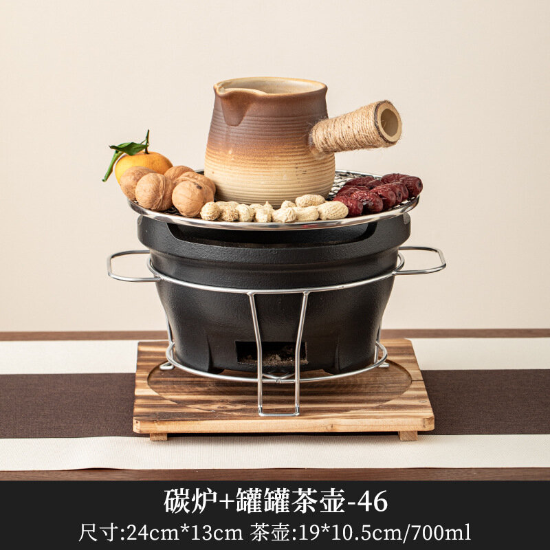 Гриль для барбекю, чайная печь, домашний традиционный камин, популярная онлайн-печь для обогрева, угольная глиняная печь, уличная угольная печь.