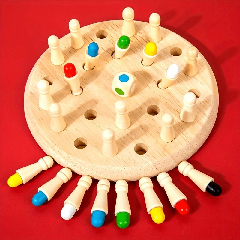 Настольная игра для Шахматы для тренировки памяти Мемори, 24 фигуры /Логическая игра для детей и взрослых / Головоломка, Развивающая игрушка, Обучающие игры