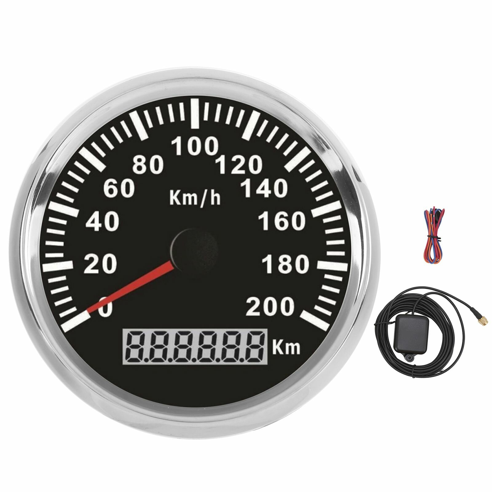 3-3/8" датчик скорости GPS 200 км/ч 12V/24V водонепроницаемый для судов и транспорта