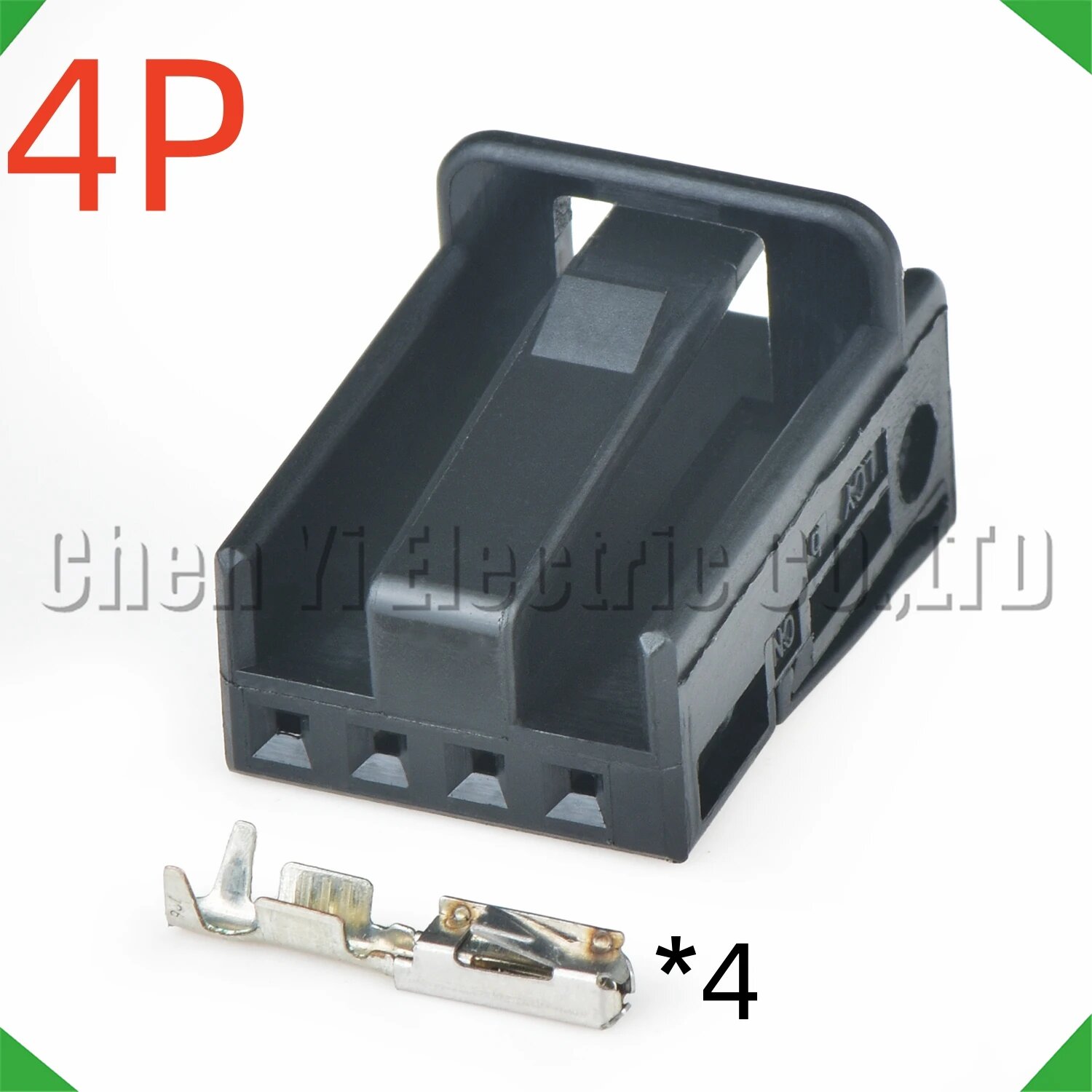 Разъем 4P Black Female 1K0972704C/G